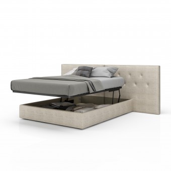 Upholstered bed, queen / king : Encore Collection, Furniture ...